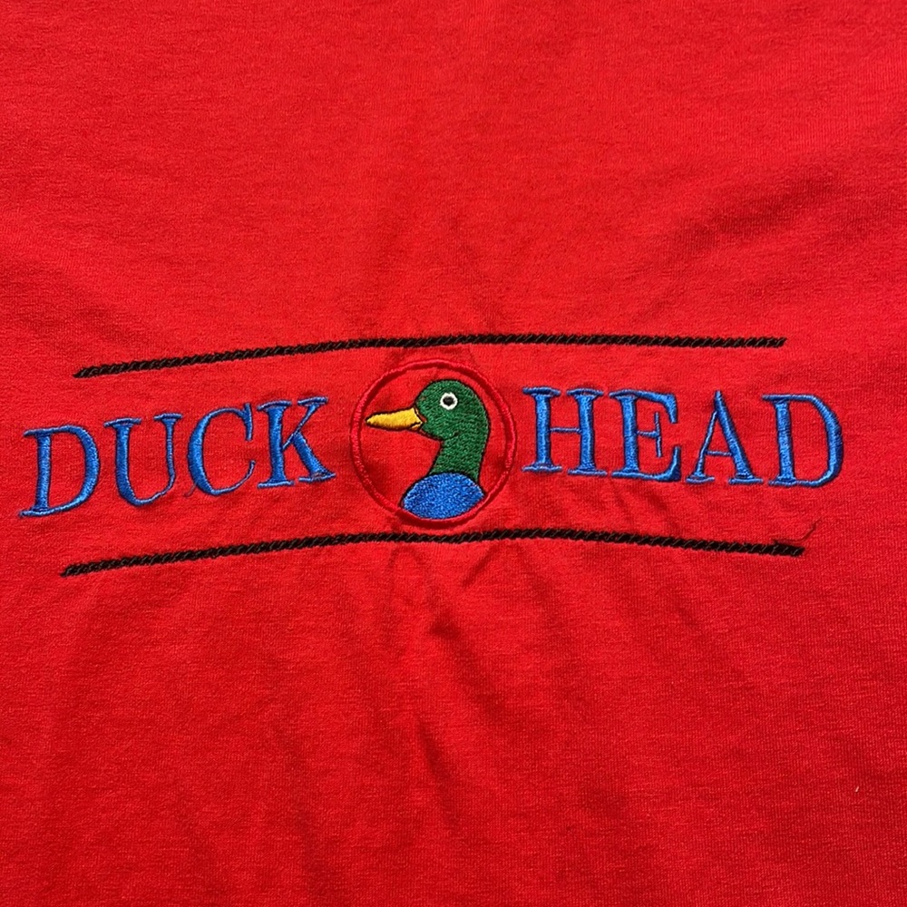 Vintage Single Stitch Bootleg Duck Head Embroidered S… - Gem